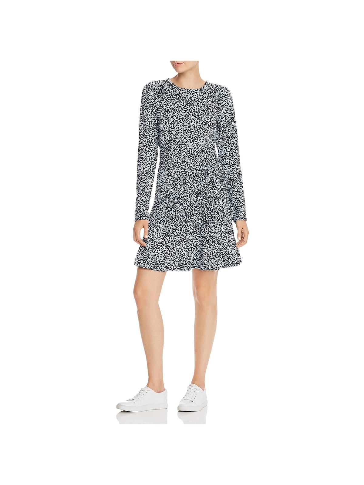Parker Womens Rhea Animal Print Ruched Casual Dress - Walmart.com