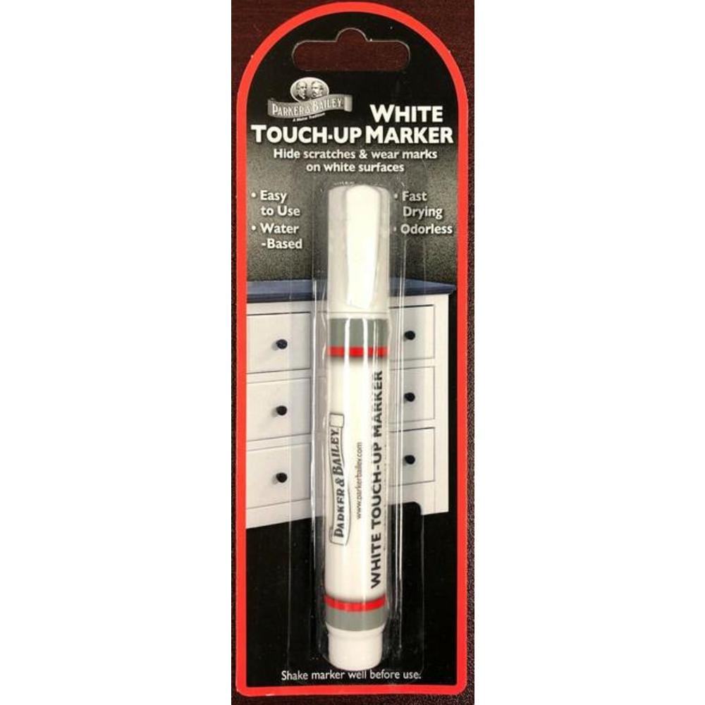 Parker and Bailey White Touch-up Marker Hide Scratches Fast Drying ...