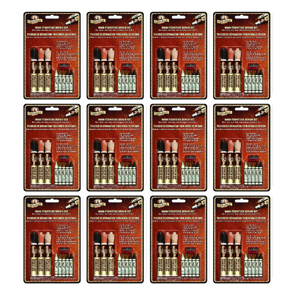 Parker and Bailey Wood Furniture Repair Kit, 12 Pack - Walmart.com