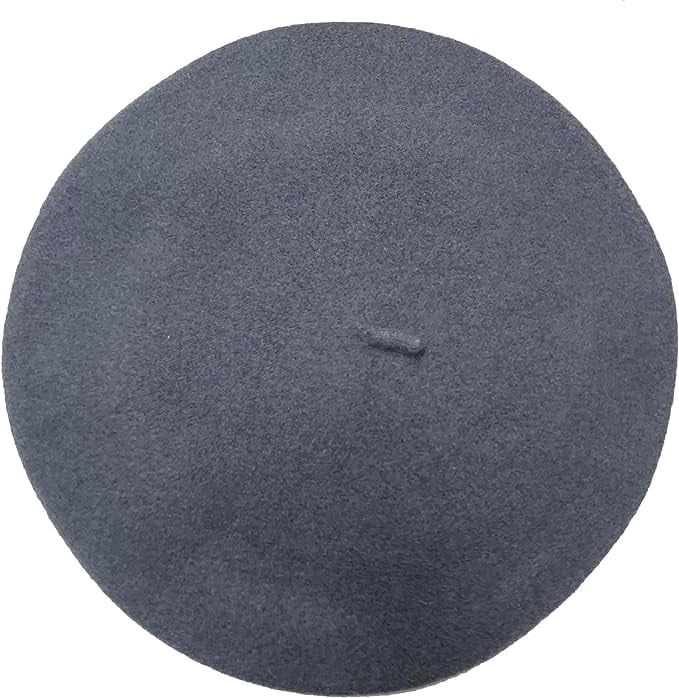 Parkhurst of Canada Classic Wool Basque Beret-Unisex Soft Charcoal, One ...