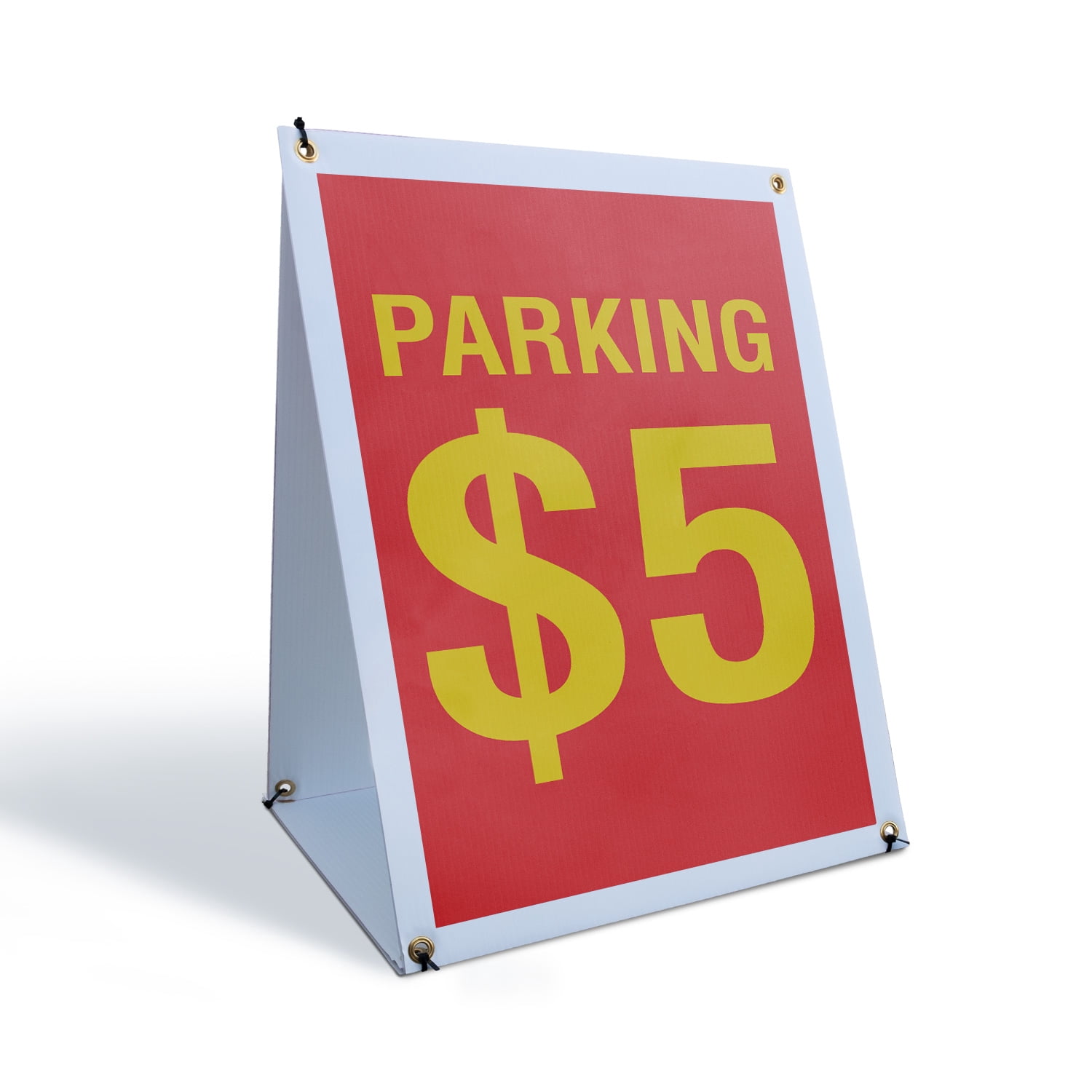 Parking $5 Dollars Sidewalk Sign 24 Inch x 36 Inch A-Frame Images On ...