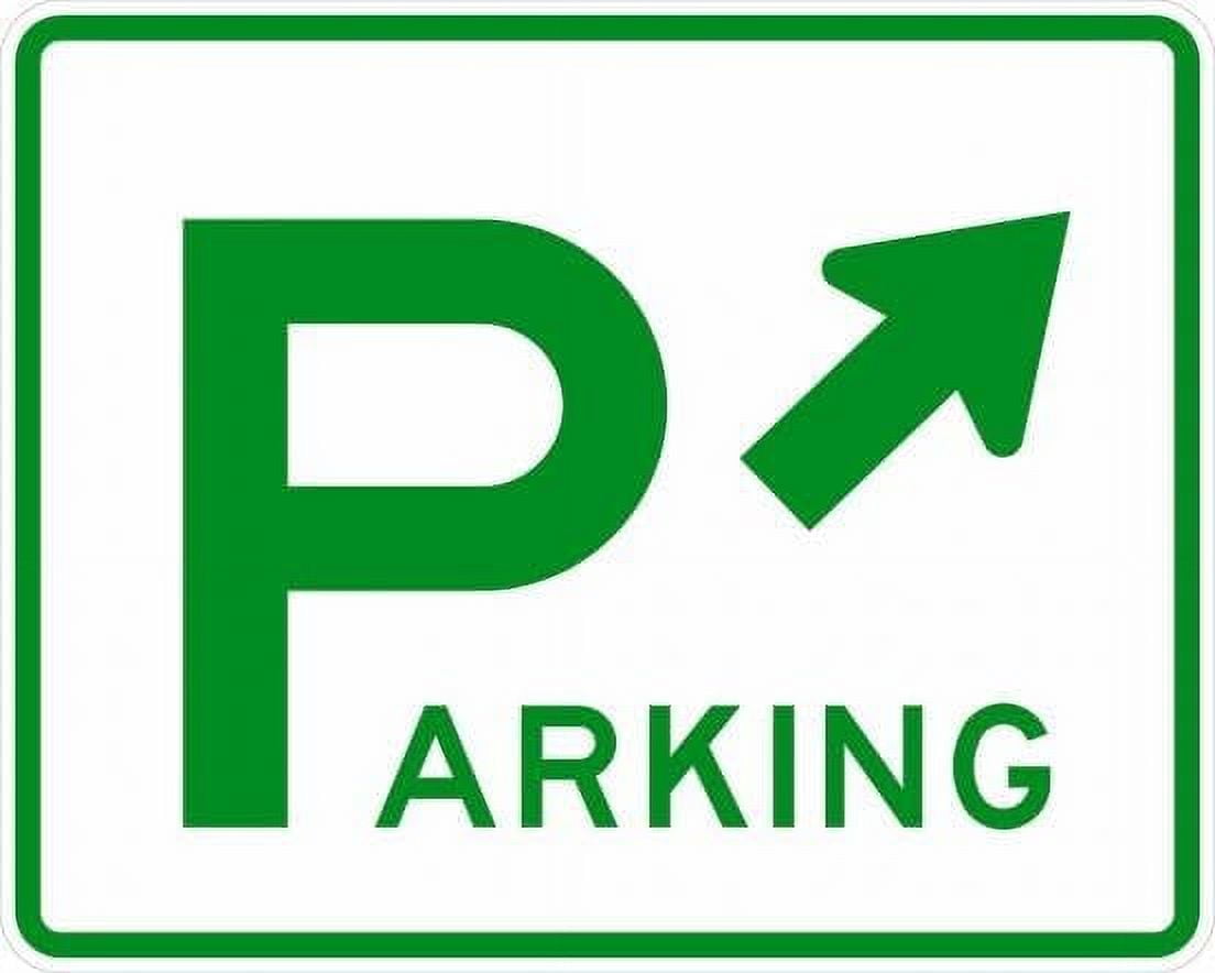 Parking Area Sign Parking Signs Metal - Caution Safety Warning Security ...