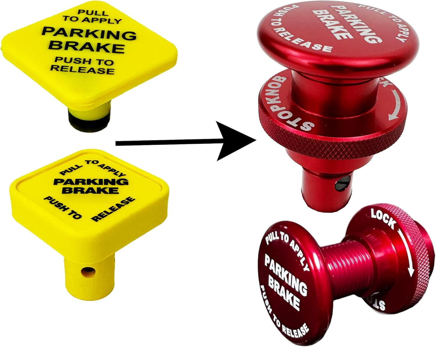 Parking Brake Safety Lock Replaces Class A Motorhome Yellow Air Brake ...