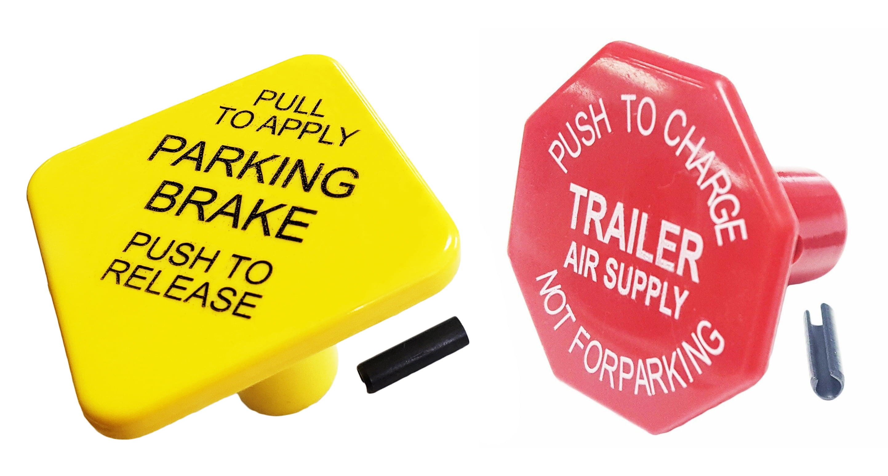 Parking Brake Valve & PP-7 Trailer Air Supply Knob replaces Bendix ...