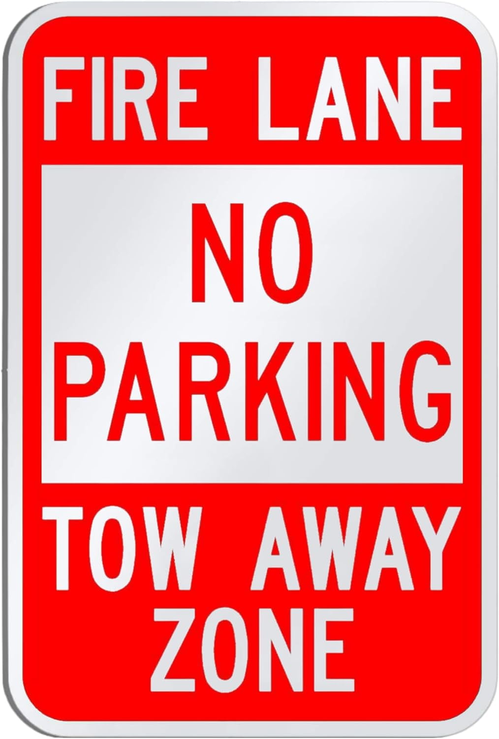 No Parking in Driveway - Noticeable 12 x 18 Design with 3M High ...