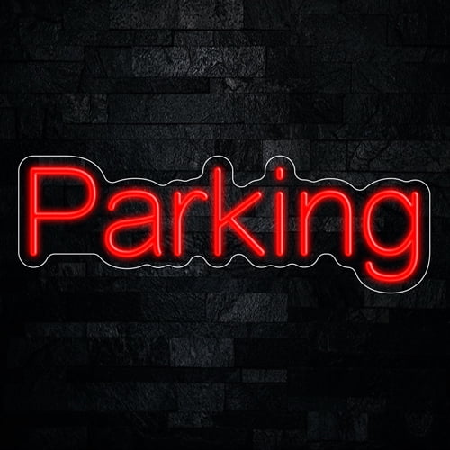 Parking LED Neon Sign 24"L x 8"H #33289 - Walmart.com