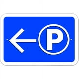 Parking Left Arrow Sign - Walmart.com
