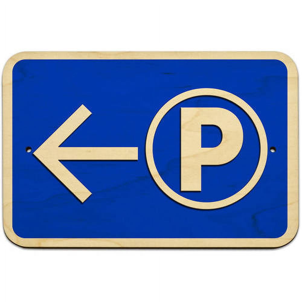 Parking Left Arrow Sign - Walmart.com