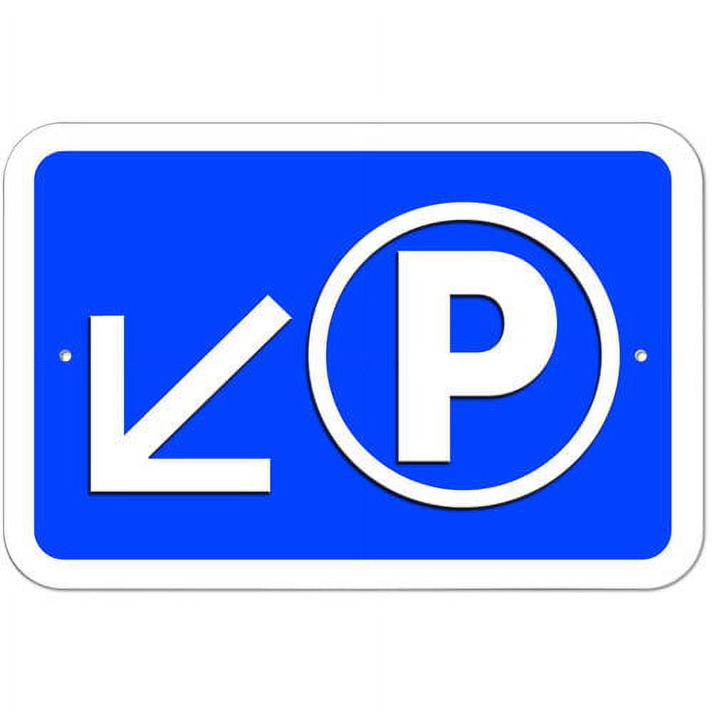 Parking Left Down Arrow Sign - Walmart.com