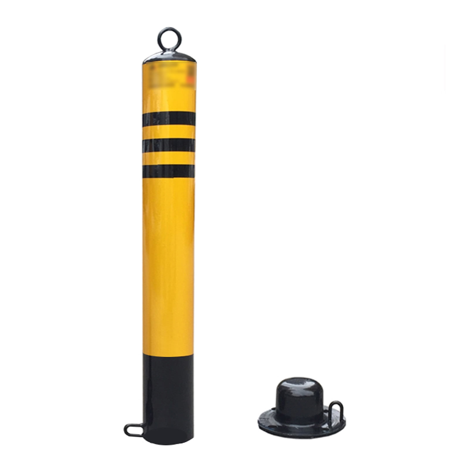 Parking Post, Safety Bollards Post, Yellow Powder Coated Safety Parking ...