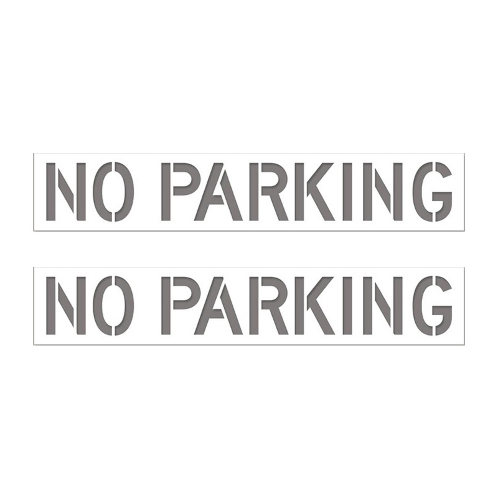Parking Restriction Silicone Stencil 12Inch High Flexible Washable ...