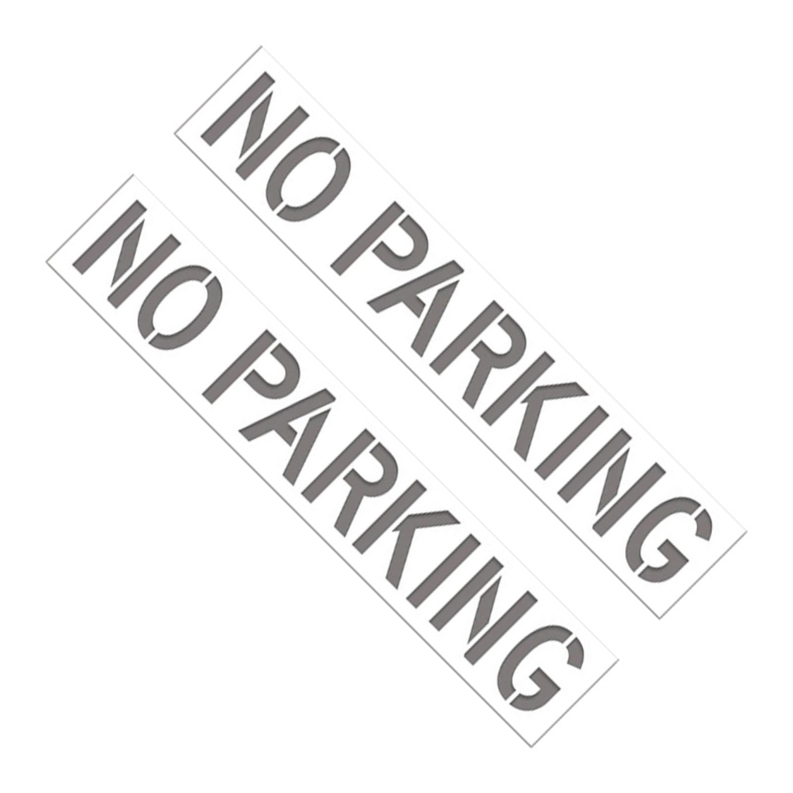 Parking Restriction Stencil 89x15.8Inch Folding Washable Silicone ...