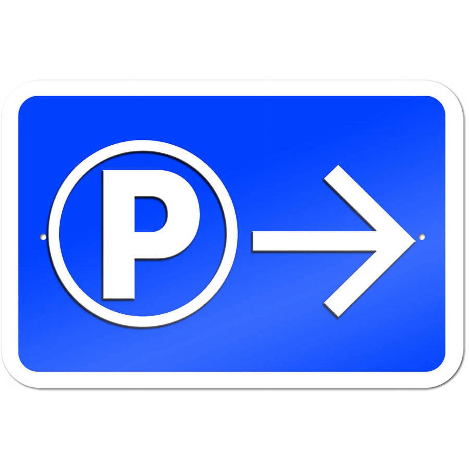 Parking Right Arrow Sign - Walmart.com