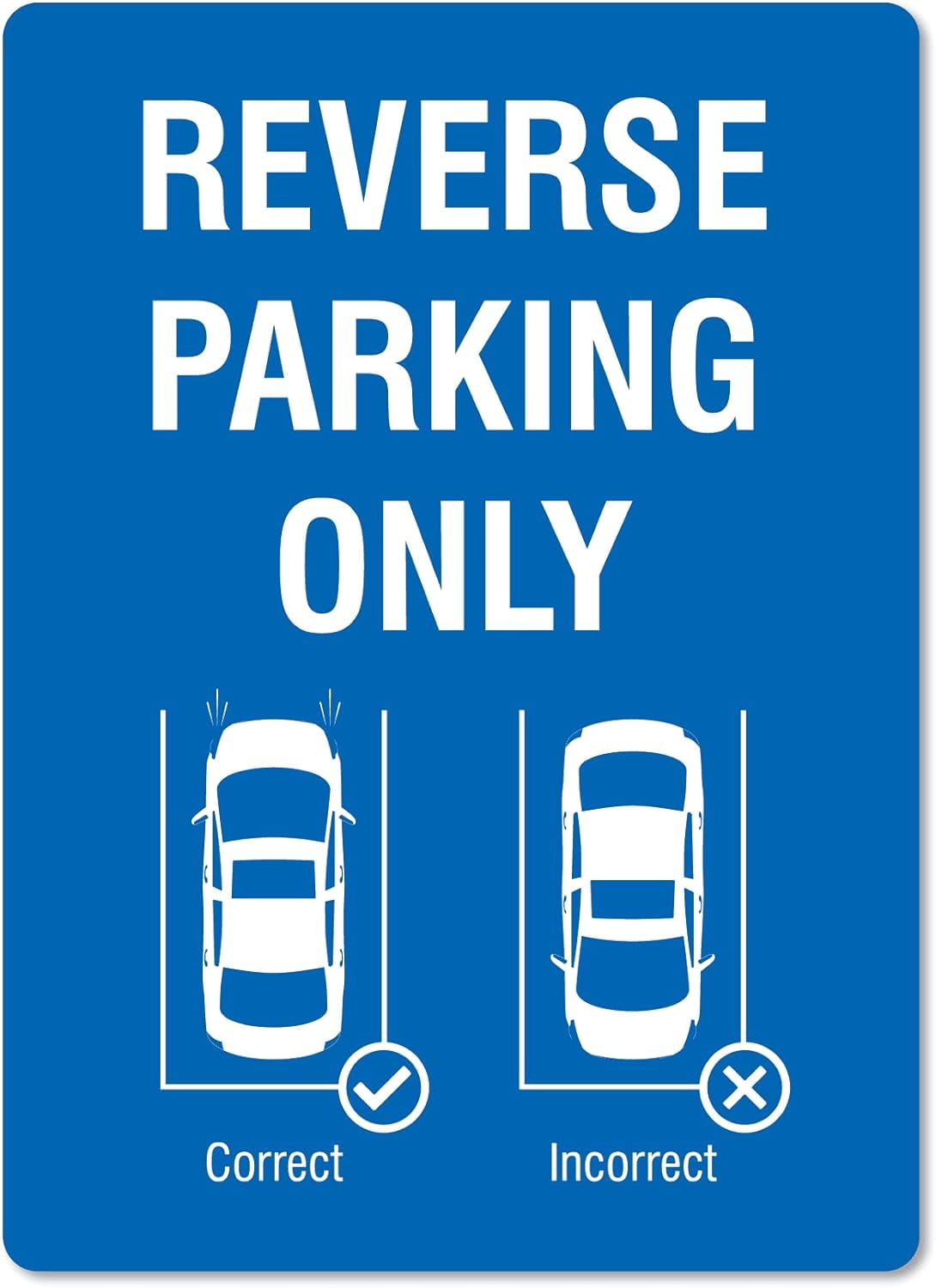 Parking Sign – Reverse Parking Only Traffic and Parking Parking Signs ...