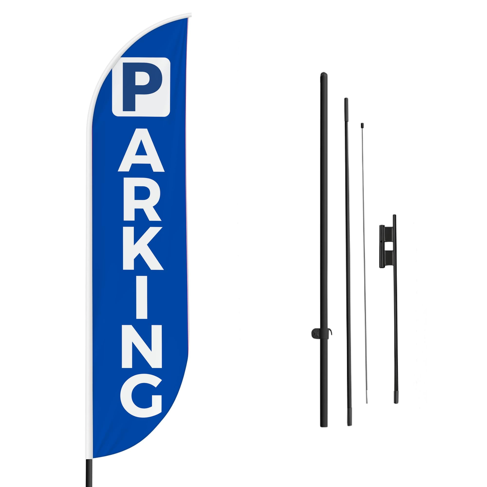 Parking Sign feather flag Pole Kit for Outdoor by Mavis Printing | 15 ...
