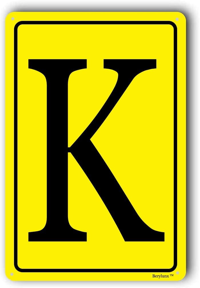 Parking Spot Letter Sign, Aluminum Plaques for Floor, Meal Lots, Plaque ...