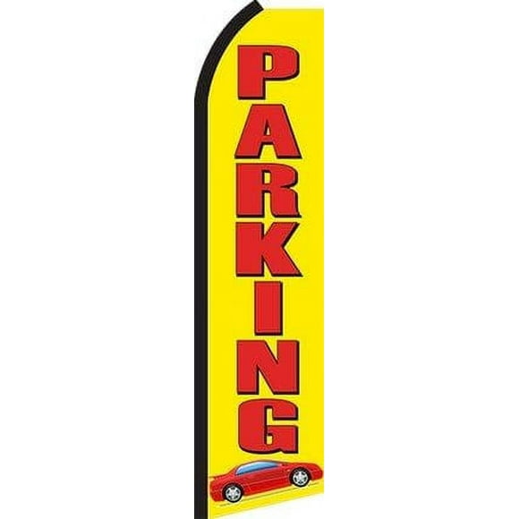 Parking Feather Flags