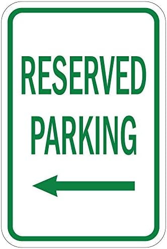 Parking Tin Sign Reserved Parking Funny Sign Decoration Home Road ...