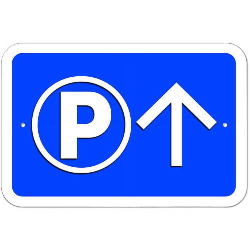 Parking Up Straight Forward Arrow Sign - Walmart.com