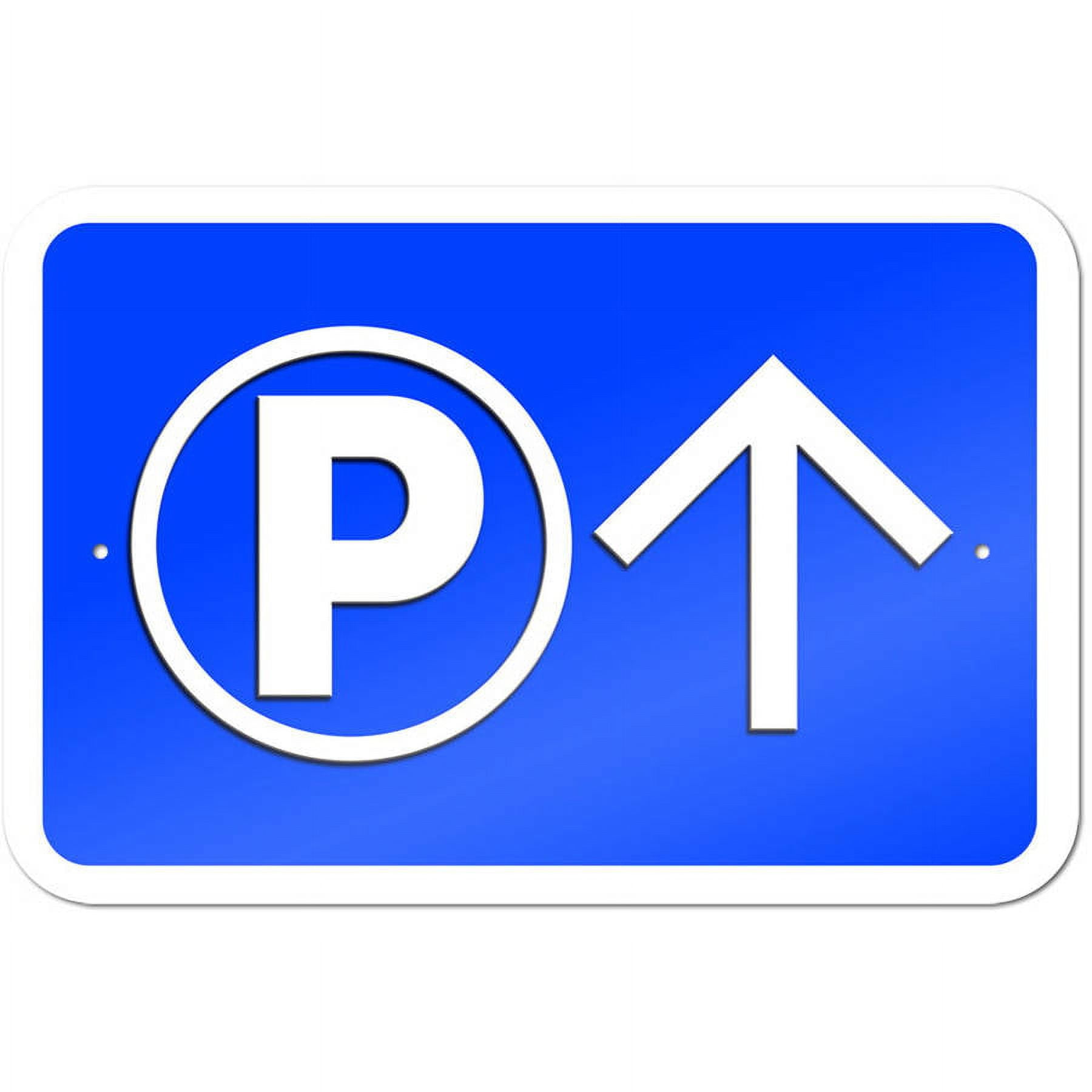 Parking Up Straight Forward Arrow Sign - Walmart.com