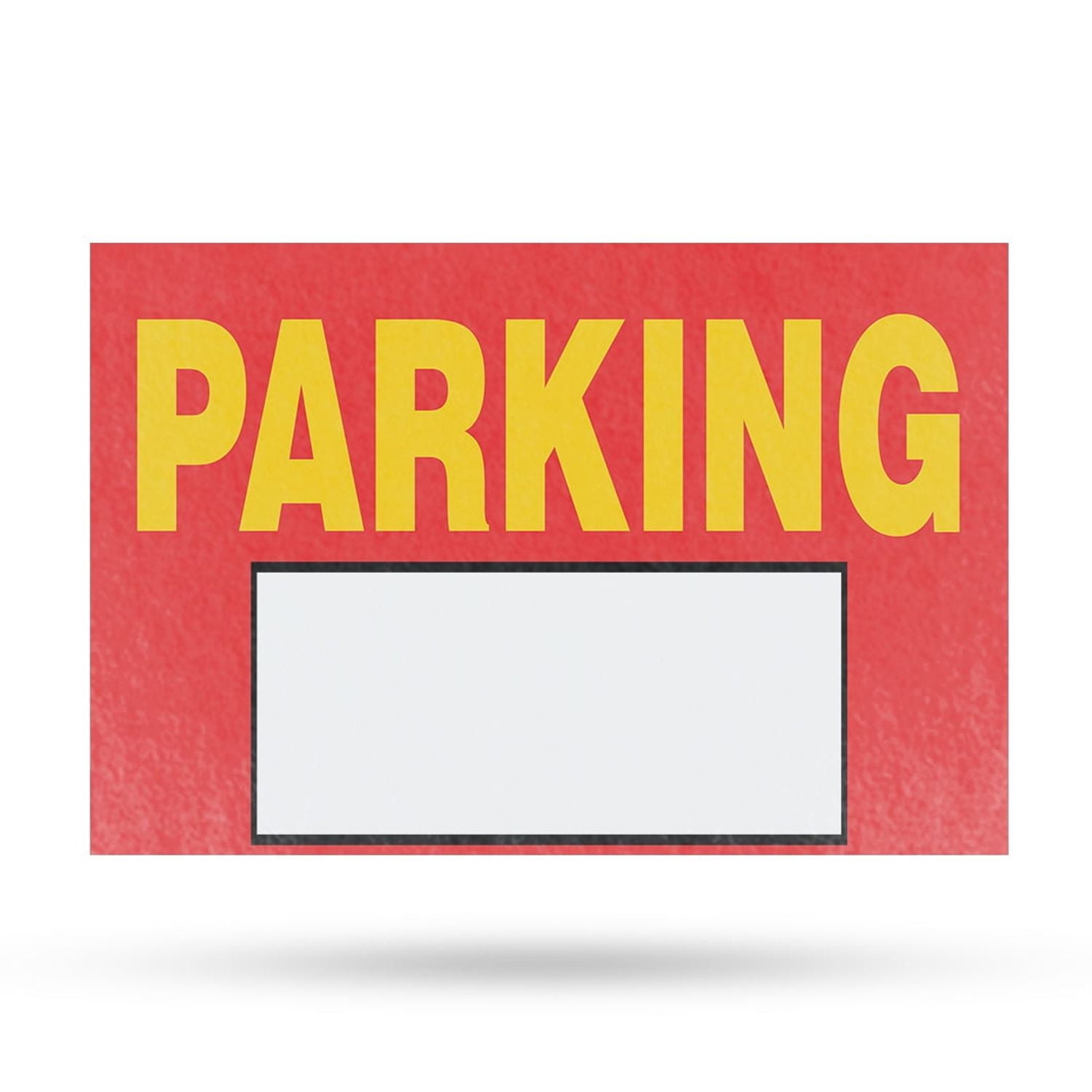 Parking Variable Vinyl Decal 18 Inch x 24 Inch Weatherproof Heavy-Duty ...