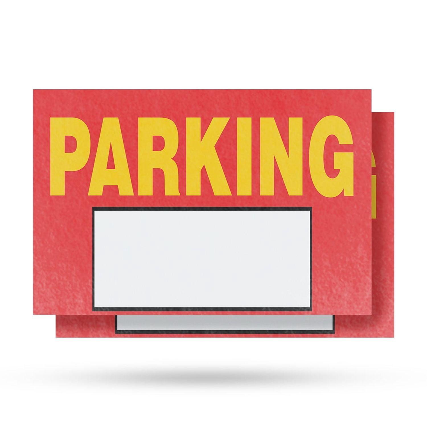 Parking Variable Vinyl Decal 2 Pack of 12 Inch x 16 Inch Weatherproof ...