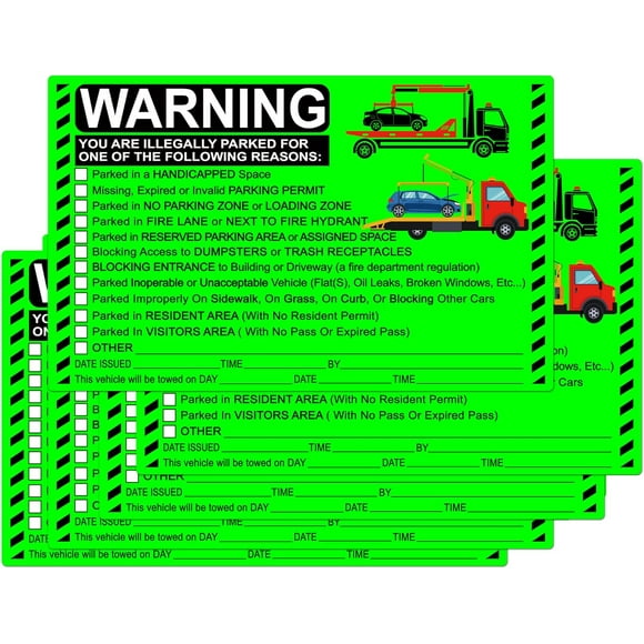 Towing Stickers