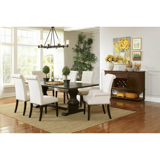 Parkins Traditional Rustic Espresso Dining Table - Walmart.com