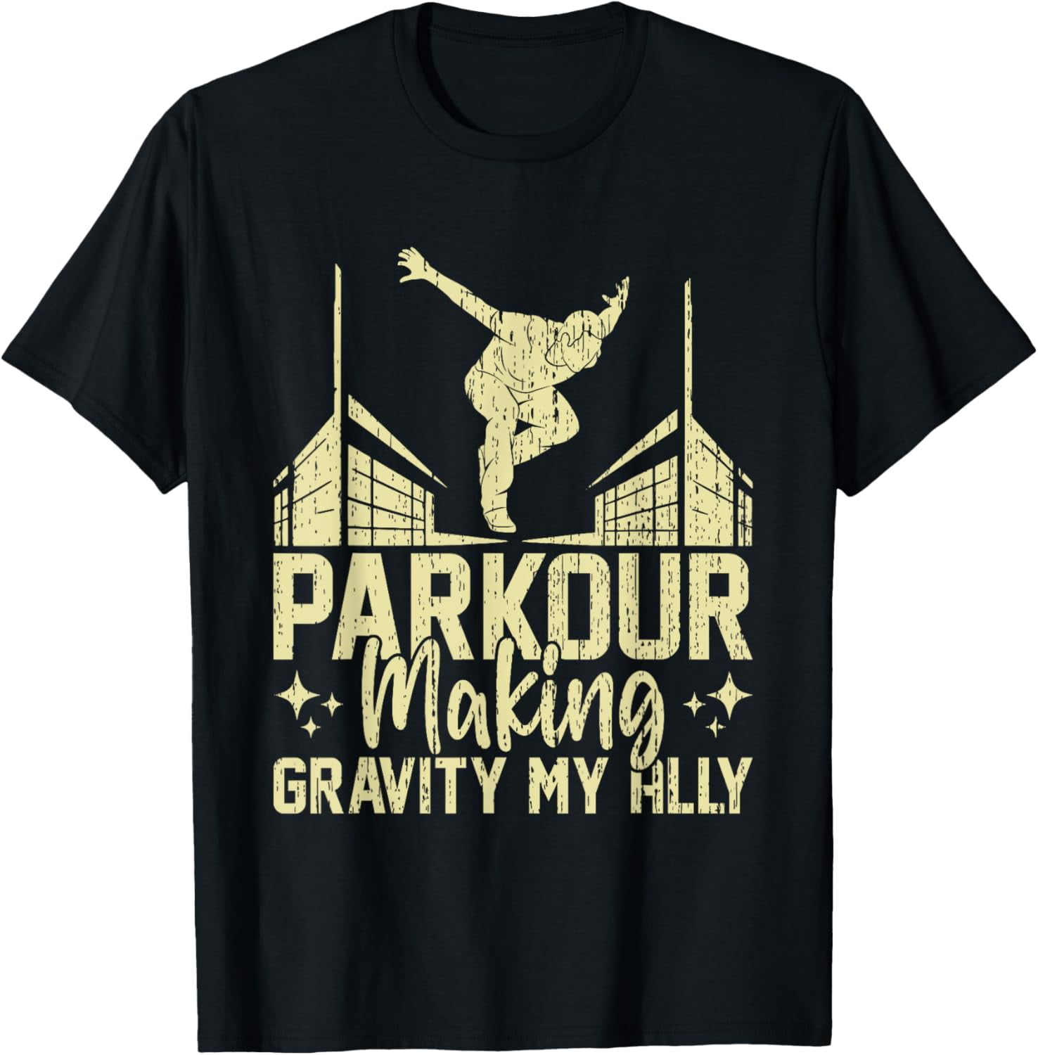 Parkour Making Gravity my Ally Parkour T-Shirt - Walmart.com