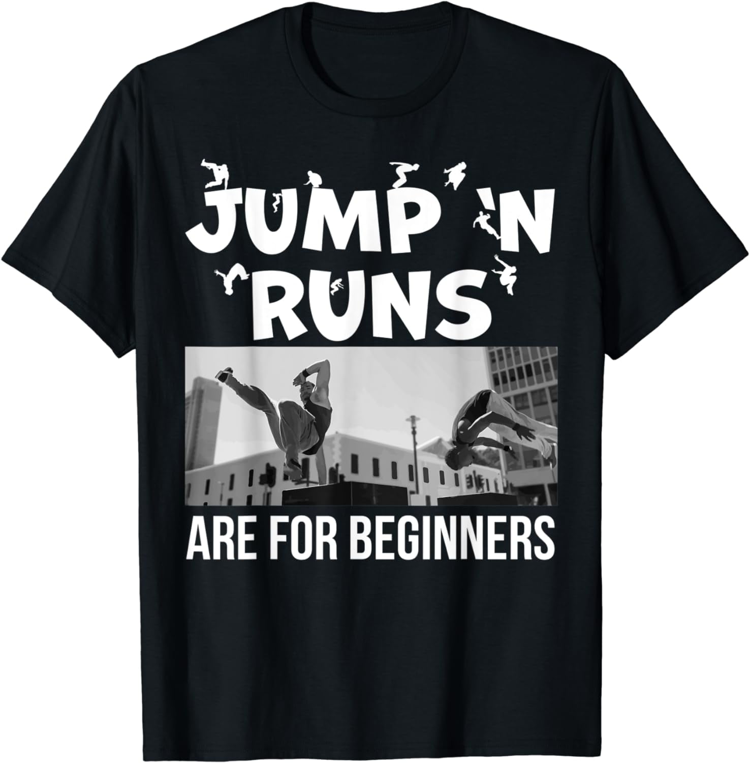 Parkour clothing for freerunners in city Parcouring T-Shirt - Walmart.com