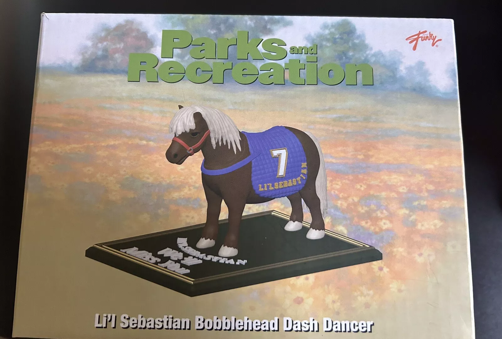 Parks & Recreation - Lil Sebastian “We’ll Miss You” Bobblehead Dash ...