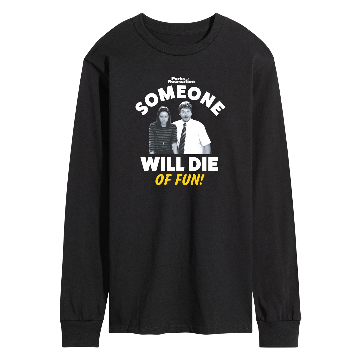 Parks and Recreation - Die Of Fun - Men's Long Sleeve T-Shirt - Walmart.com