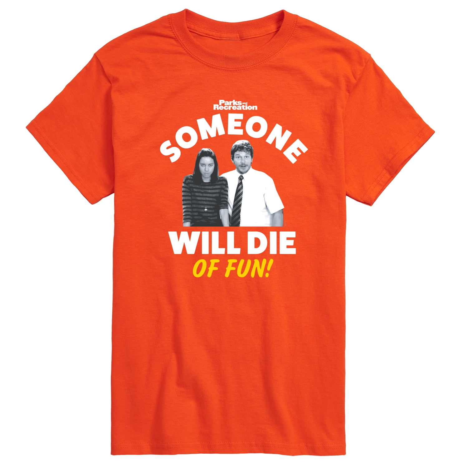Parks and Recreation - Die Of Fun - Men's Short Sleeve Graphic T-Shirt ...