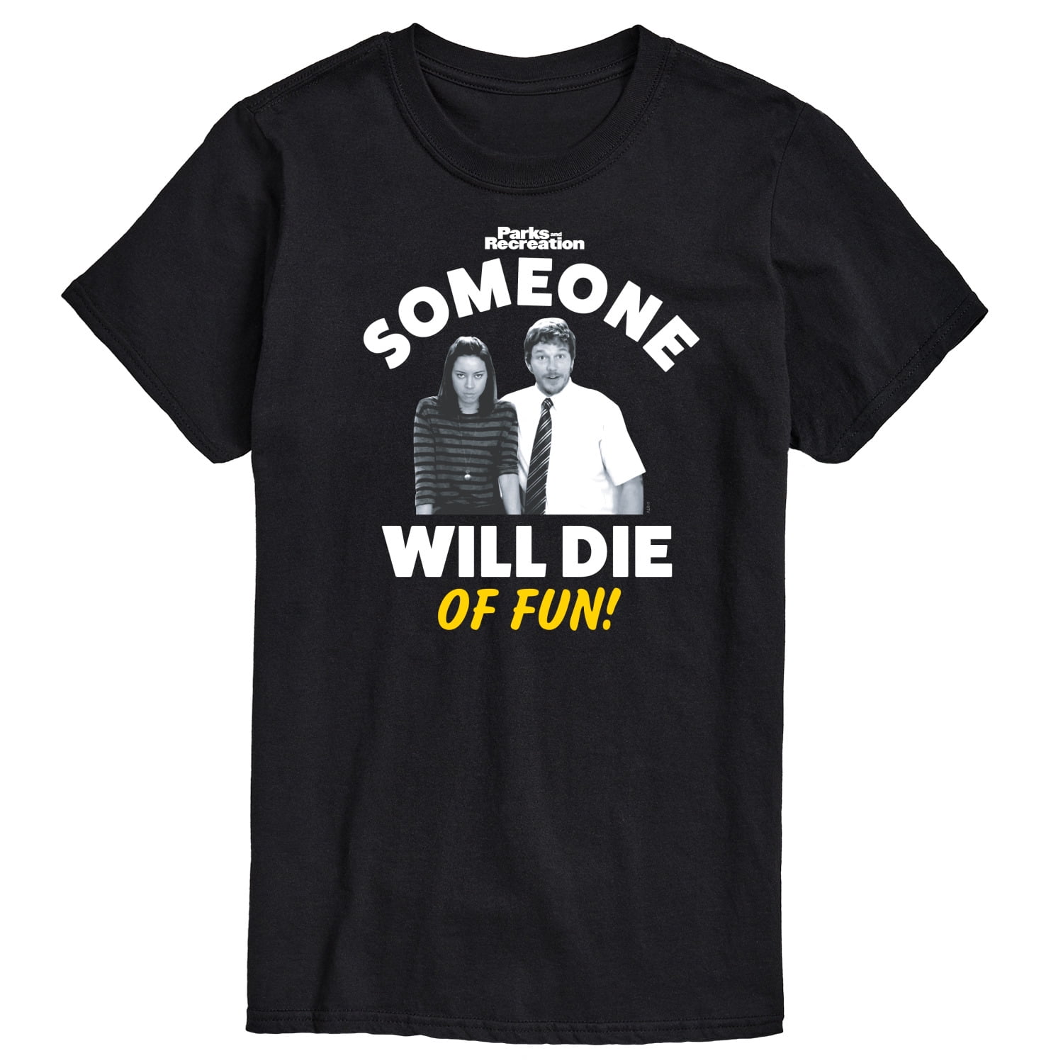 Parks and Recreation - Die Of Fun - Men's Short Sleeve Graphic T-Shirt ...