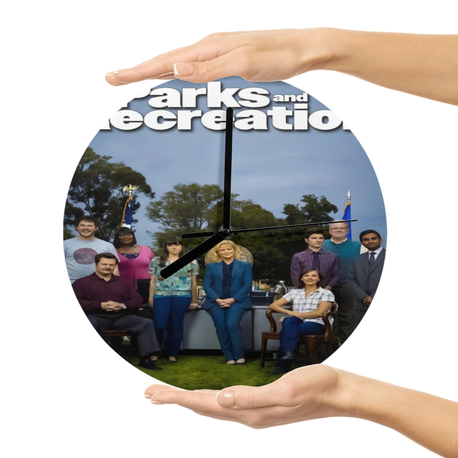 Parks and Recreation MDF Wall Clock（11.6"） - Walmart.com