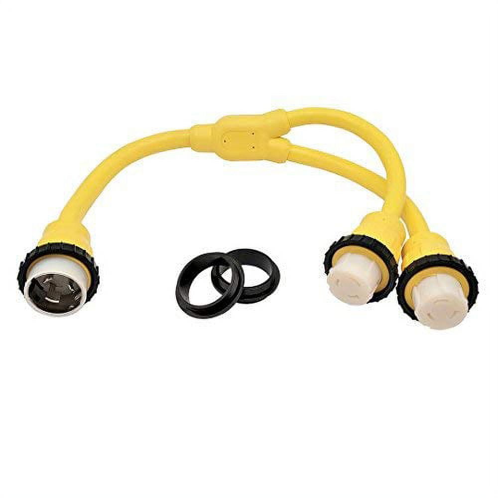 Parkworld 60042 Marine Shore Power 50 AMP 125 Volt Splitter. NEMA SS1 ...