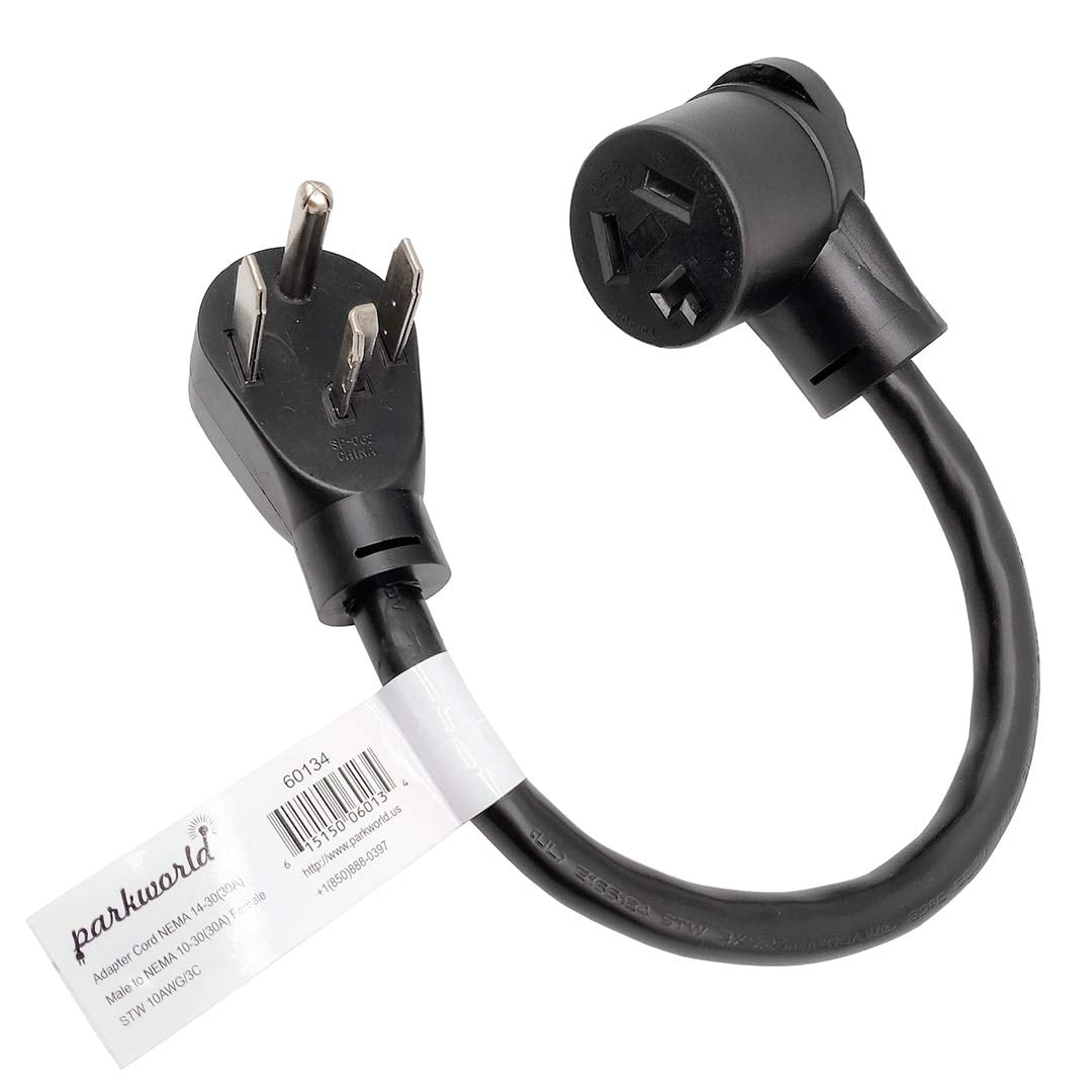Parkworld 60134 Dryer Electrical Plug Conversion Adapter, 3-Prong to 4 ...