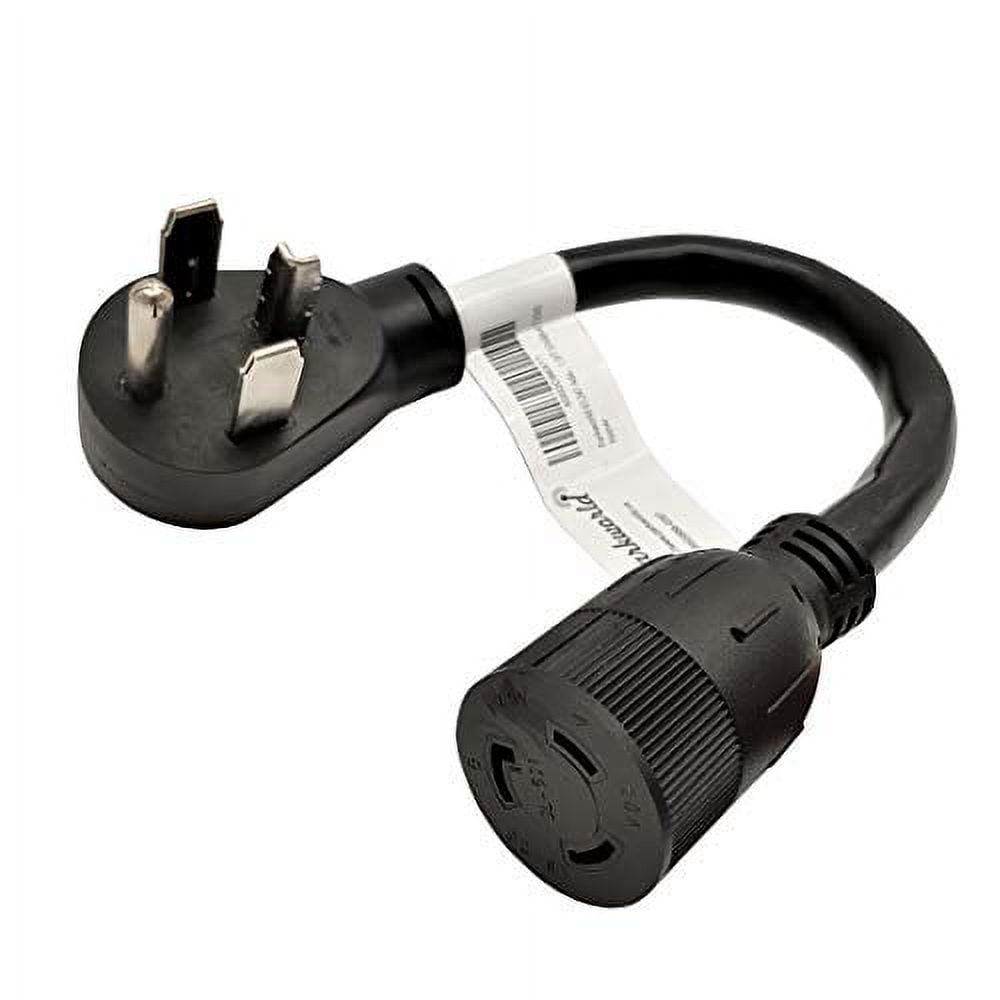 Parkworld 61247 Adapter Cord NEMA 14-30P to L5-20R, 20A 1FT (Output ...