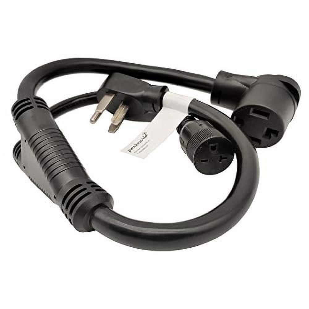 Parkworld 61476 4-Prong Dryer Splitter, NEMA 14-30P Male Plug to 14-30R ...