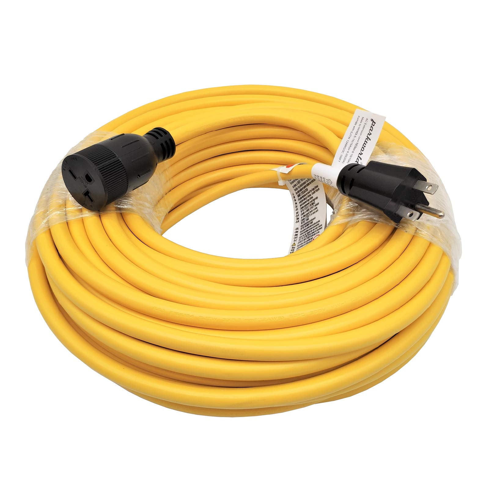 Parkworld 62251 NEMA 6-15 Extension Cord 6-15P to 6-15R (T Blade Female ...