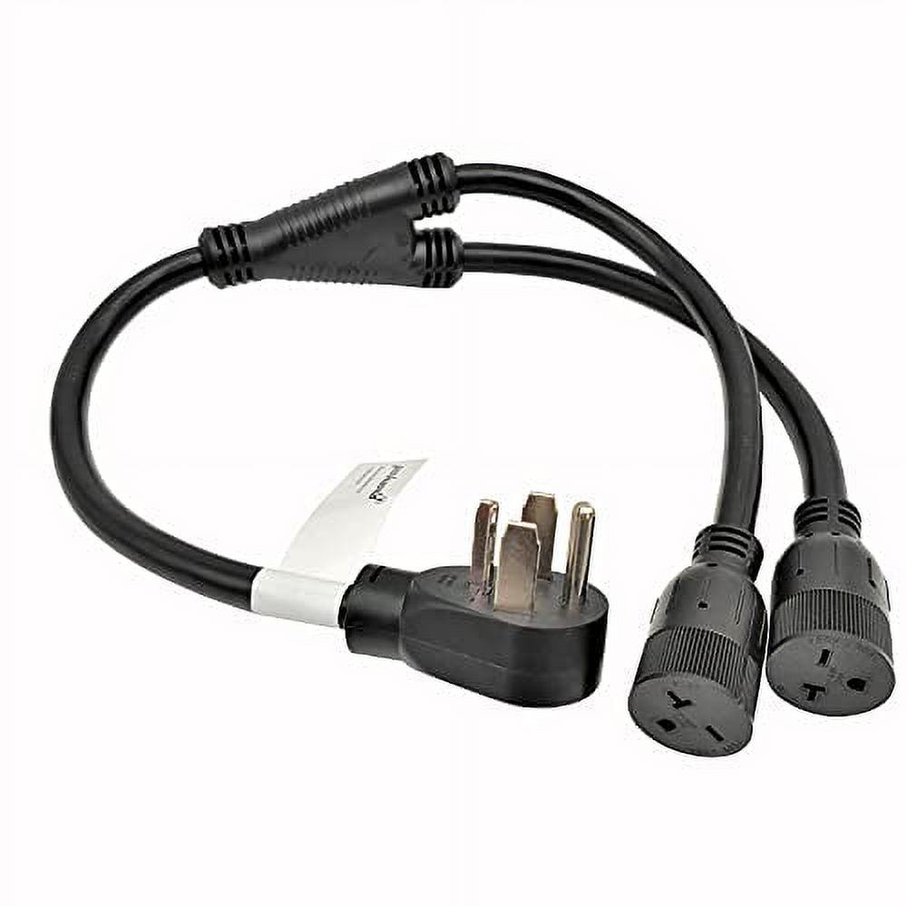 Parkworld 62565 4-Prong Dryer Splitter Cord, NEMA 14-30P to 6-20R (T ...