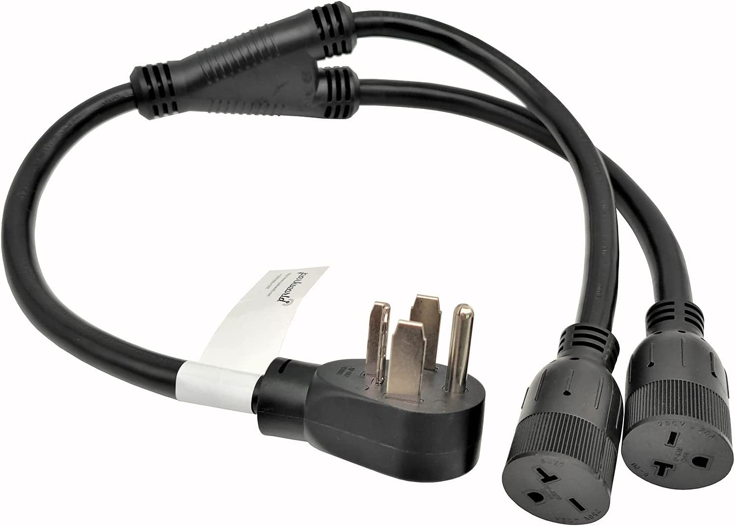 Parkworld 62565 4-Prong Dryer Splitter Cord, NEMA 14-30P to 6-20R (T ...