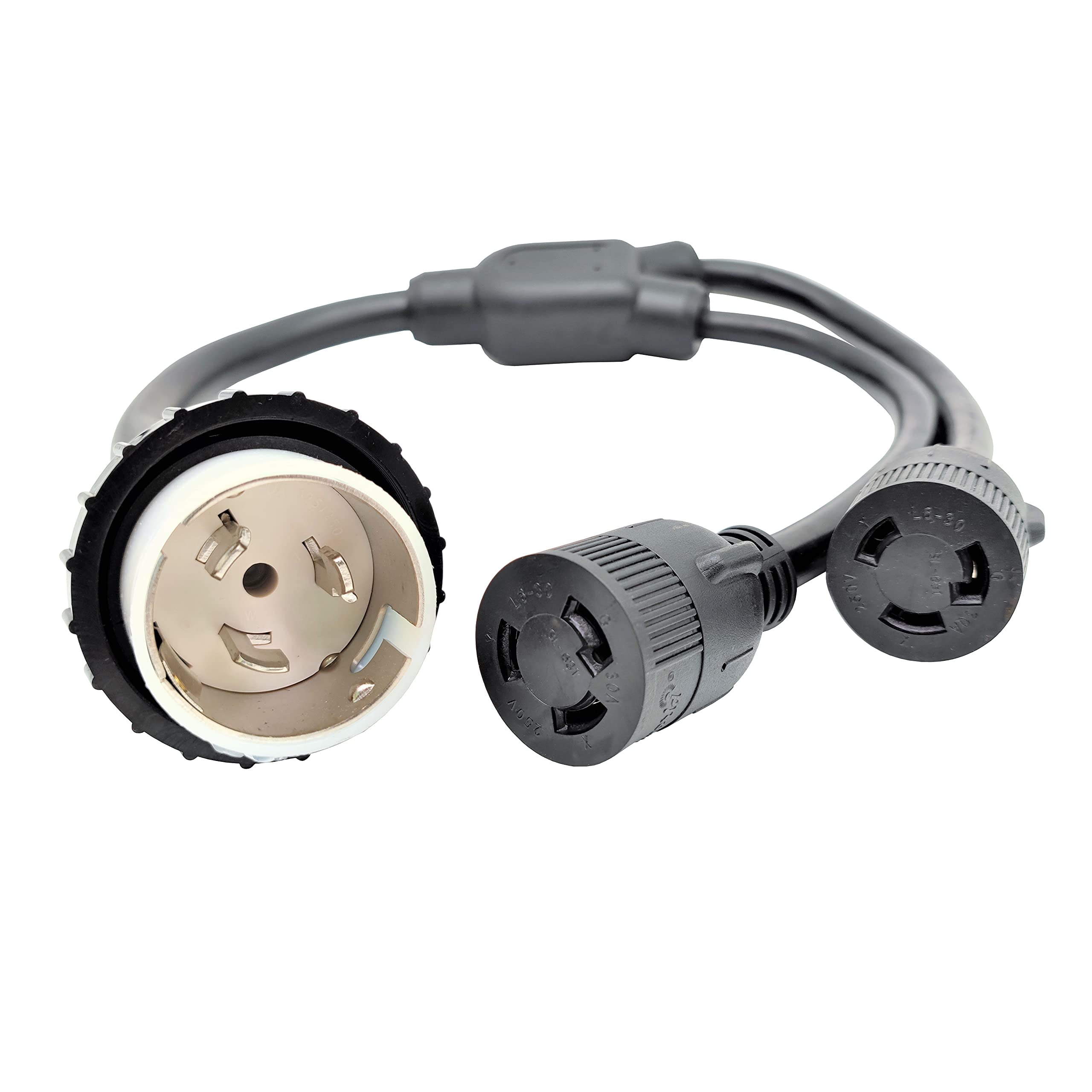 Parkworld 62626 Splitter Marine Shore Power Y Adapter, Generator SS2 ...