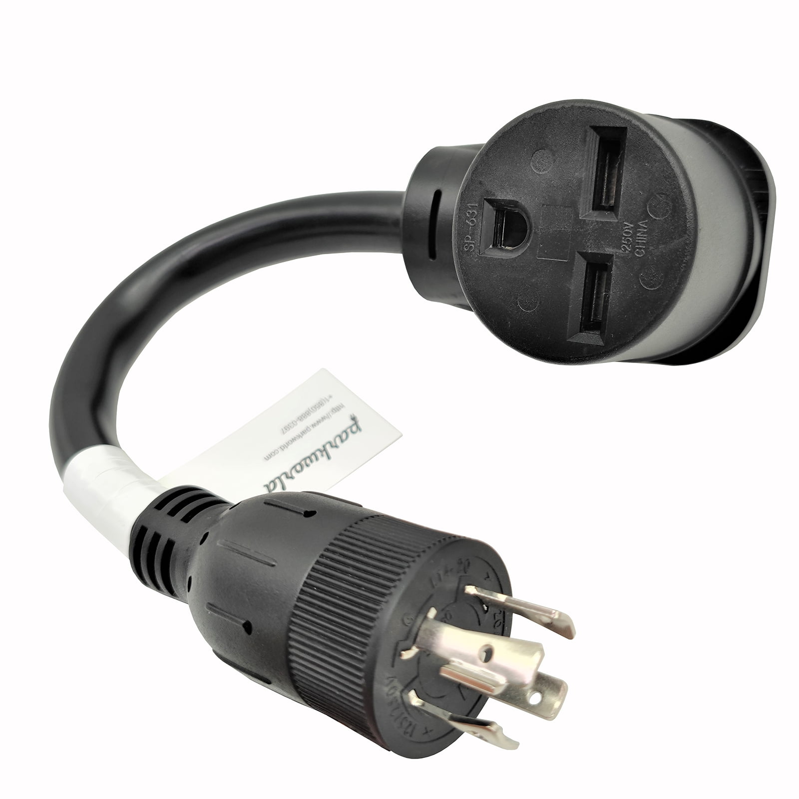Parkworld 62664 Generator to Welding Adapter cord NEMA L14-20 Plug 4 ...
