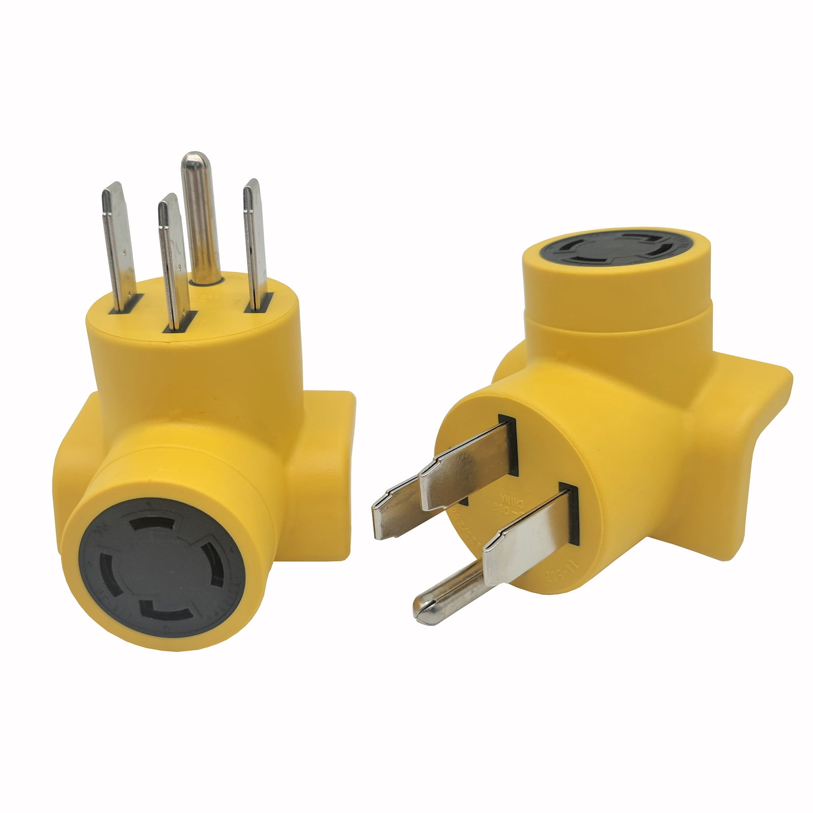 Parkworld 62893 Camper Adapter NEMA 14-50P to L14-30R One Piece Compact ...