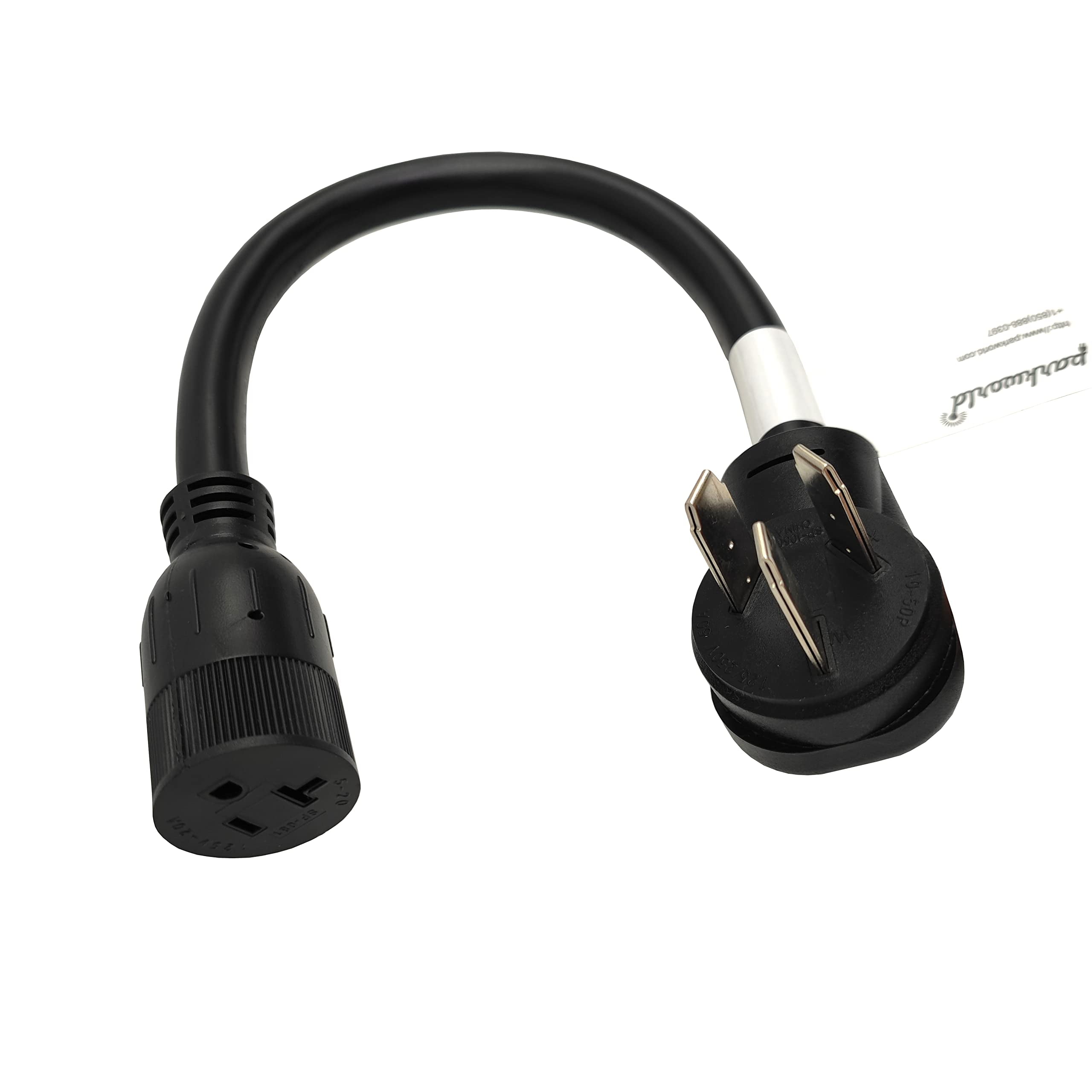 Parkworld 63517 Dryer Adapter Cord, Oven 3-Prong 10-50P Male to 5-20R ...