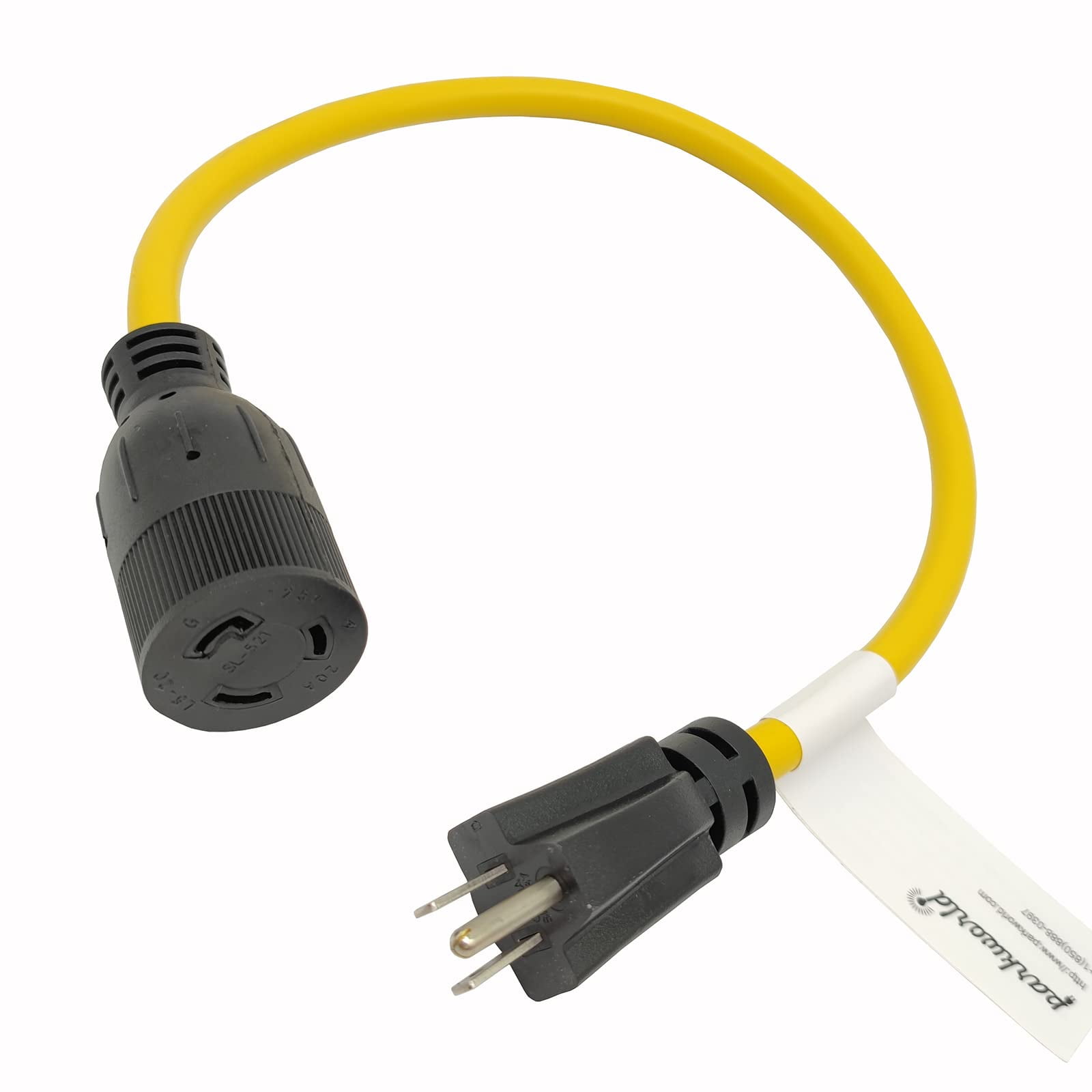 Parkworld 63531 Adapter General 3-Prong 15 AMP 5-15P Male to Generator ...