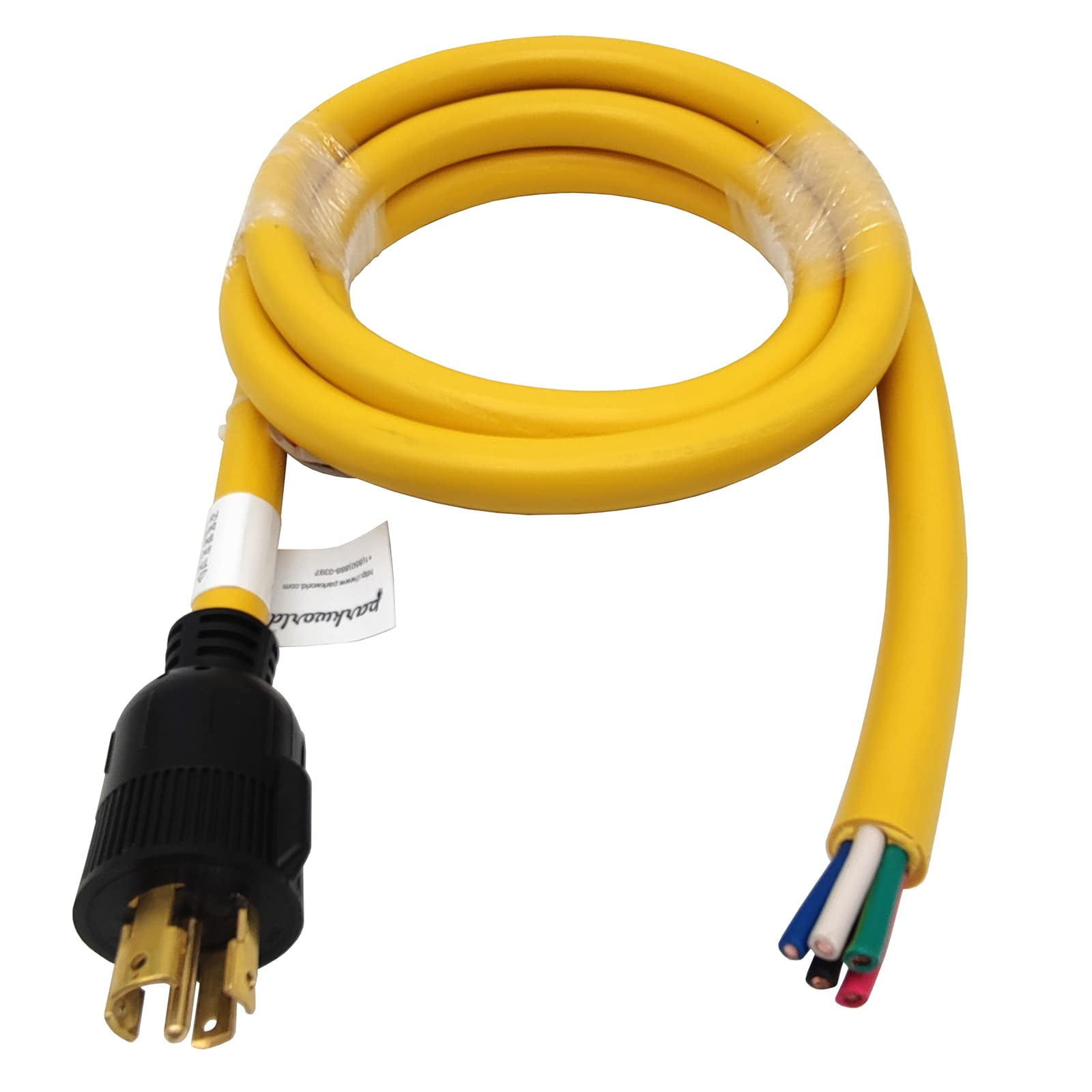 Parkworld 63715 NEMA L21-30 Plug Male with SJTW (5) 10AWG, UL Listed ...