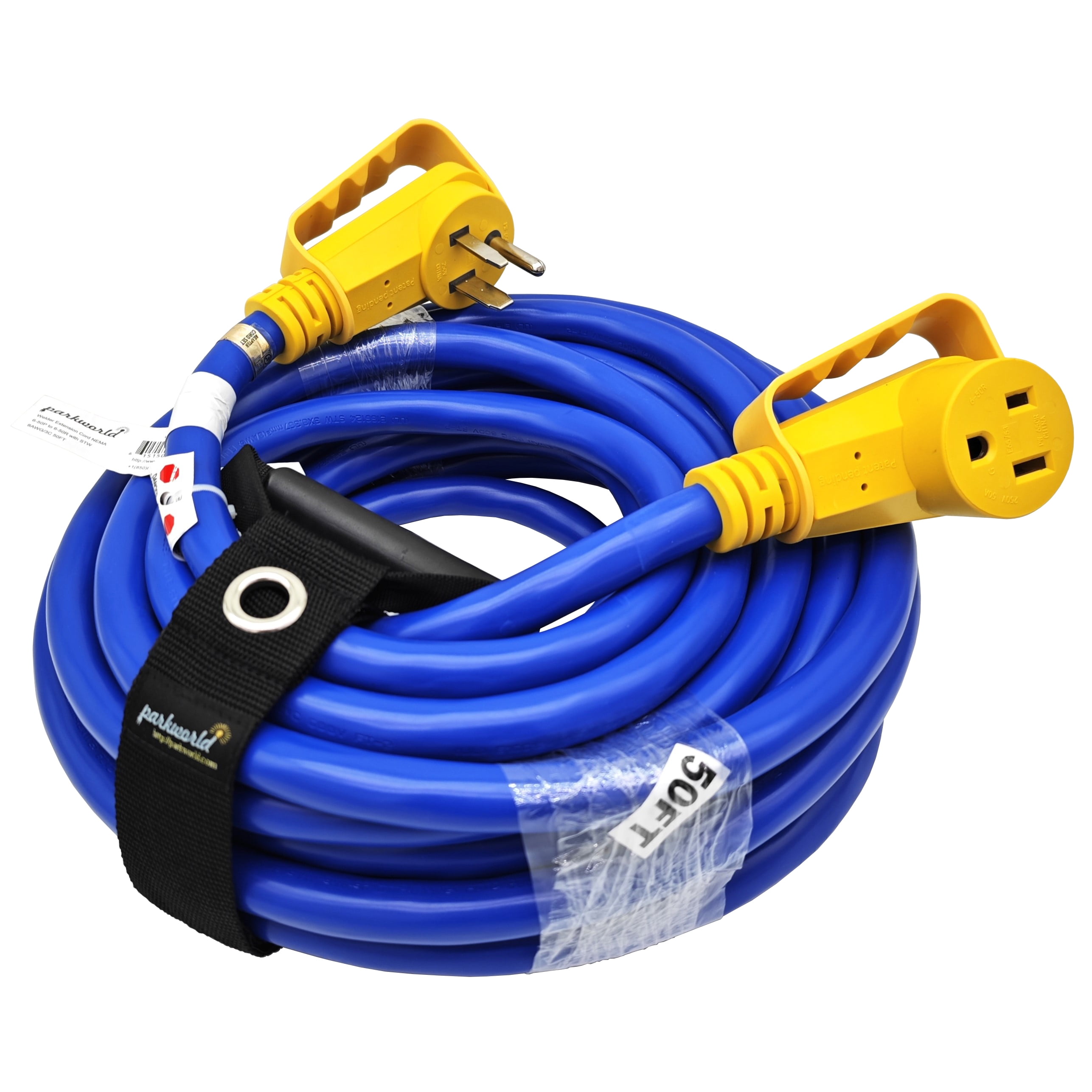 Parkworld 66228 Welder 50A Extension Cord 3-Prong 50amp NEMA 6-50 ...