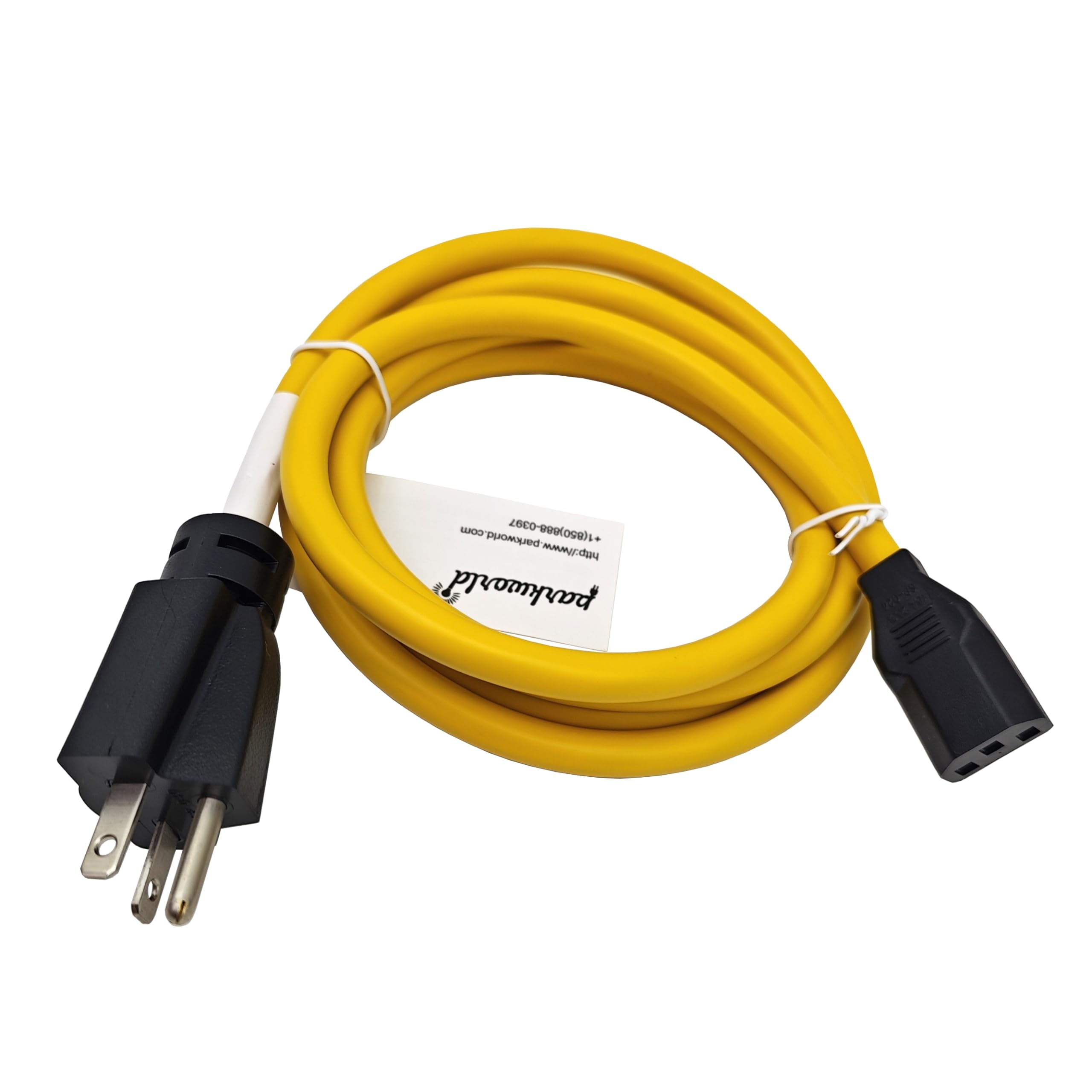 Parkworld 67553 Computer Power Cord NEMA 6-20P to IEC C13 , 16A, 250V ...